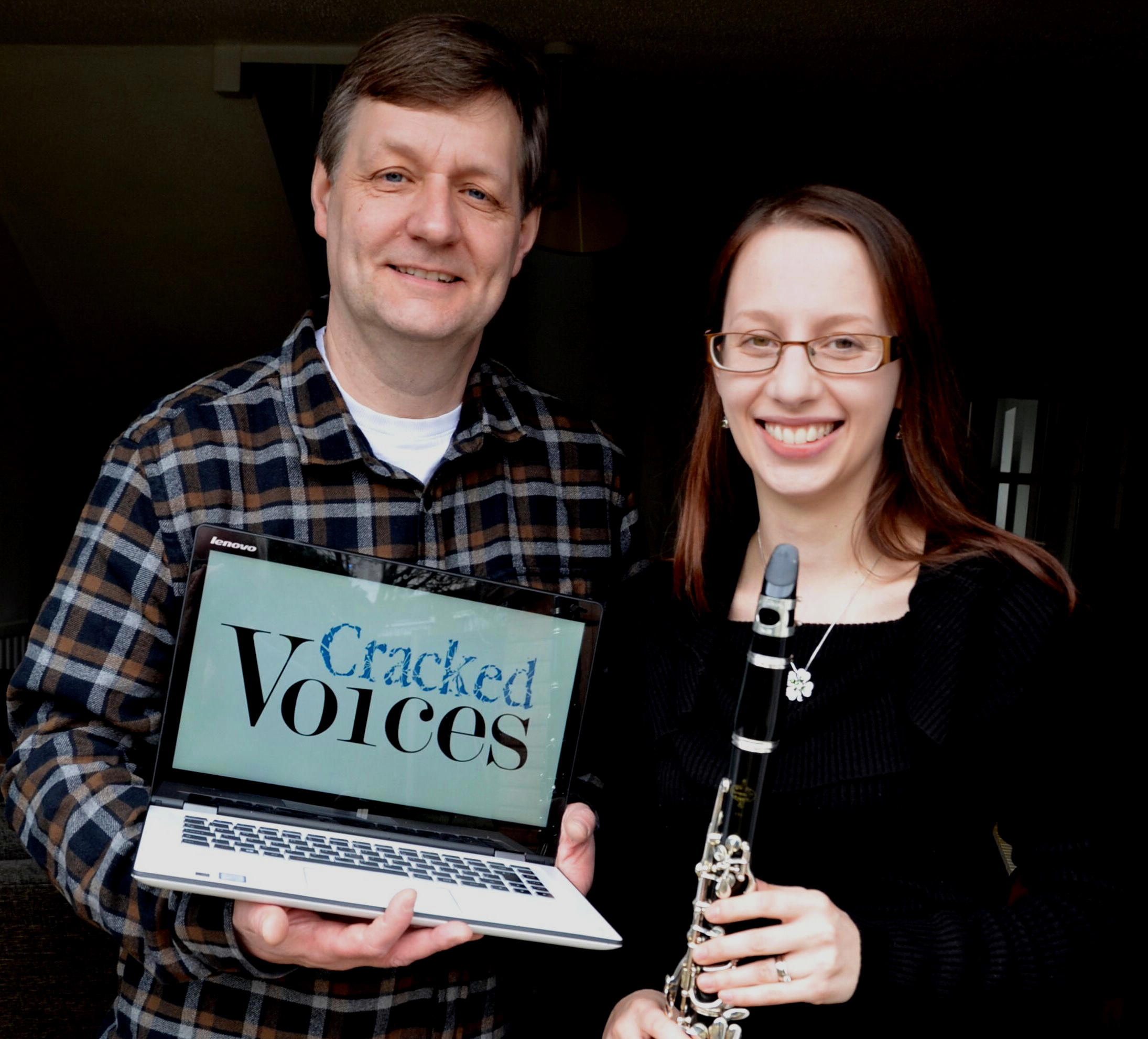 A cracked voice…
